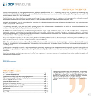 DCR TrendLine May 2014 - Temporary Workforce Insight | PDF