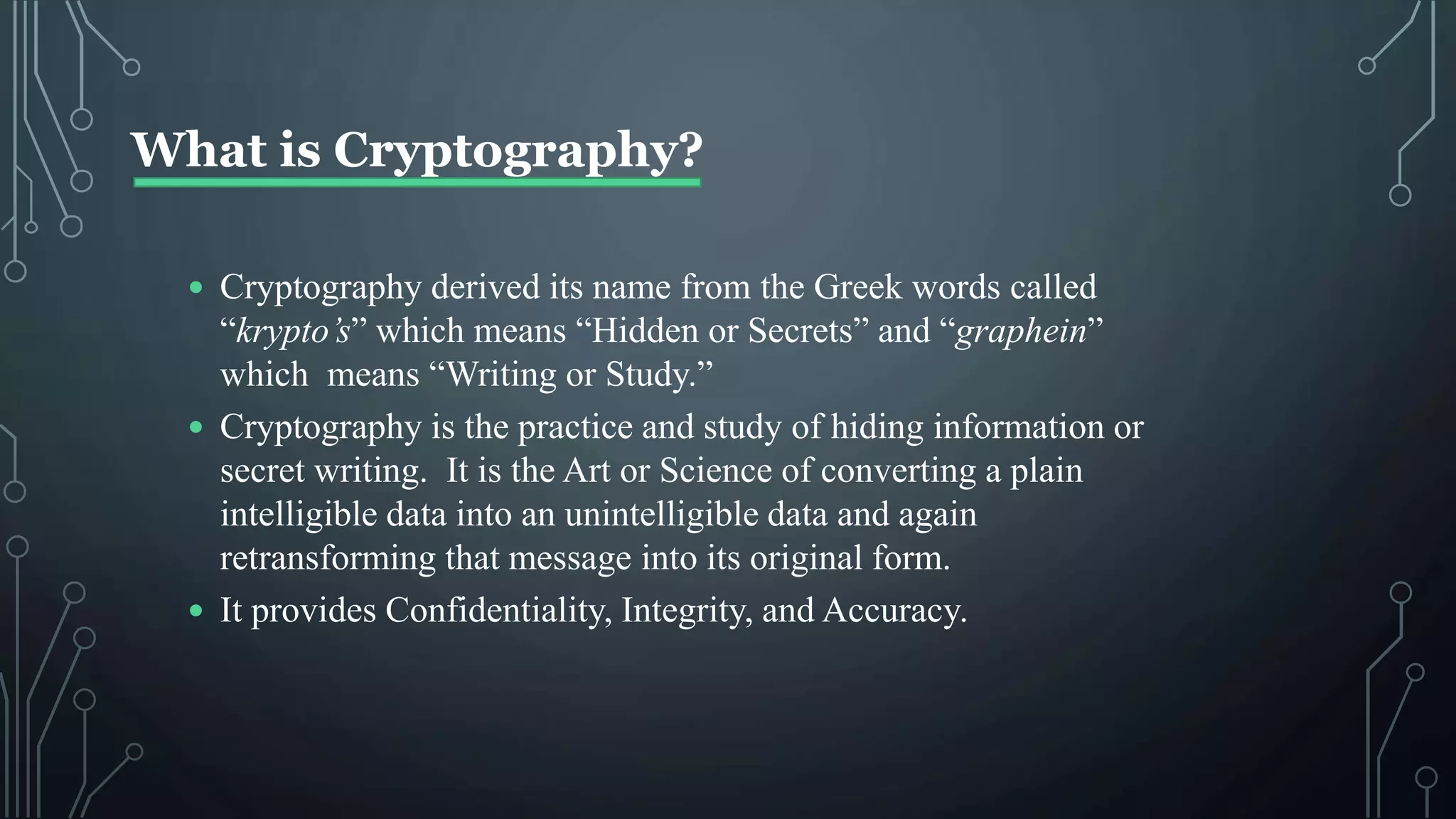 Cryptography by Durlab Kumbhakar | PPT