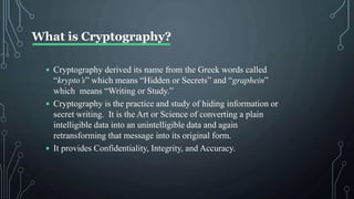 Cryptography by Durlab Kumbhakar | PPT
