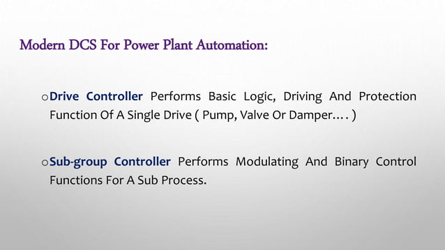 DCS - Distributed Control System | PPTX