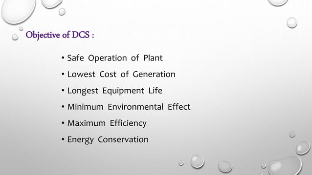 DCS - Distributed Control System | PPTX
