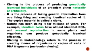 Cloning | PPT