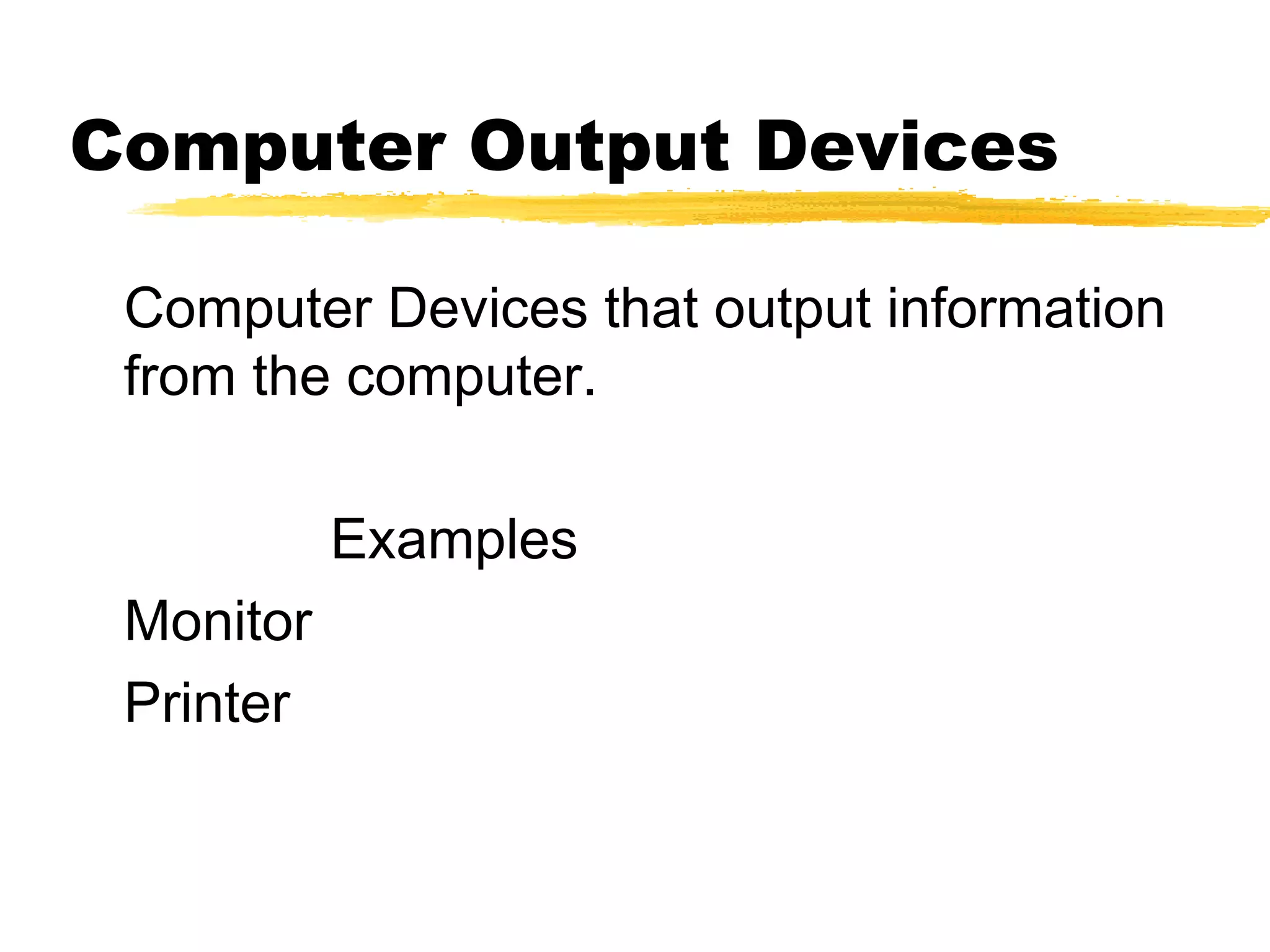 Computer basics | PPT | Computer Peripherals | Computing