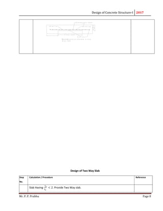 Design of concrete structures-I- Design Steps | PDF