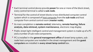 intelligent street light system | PPTX