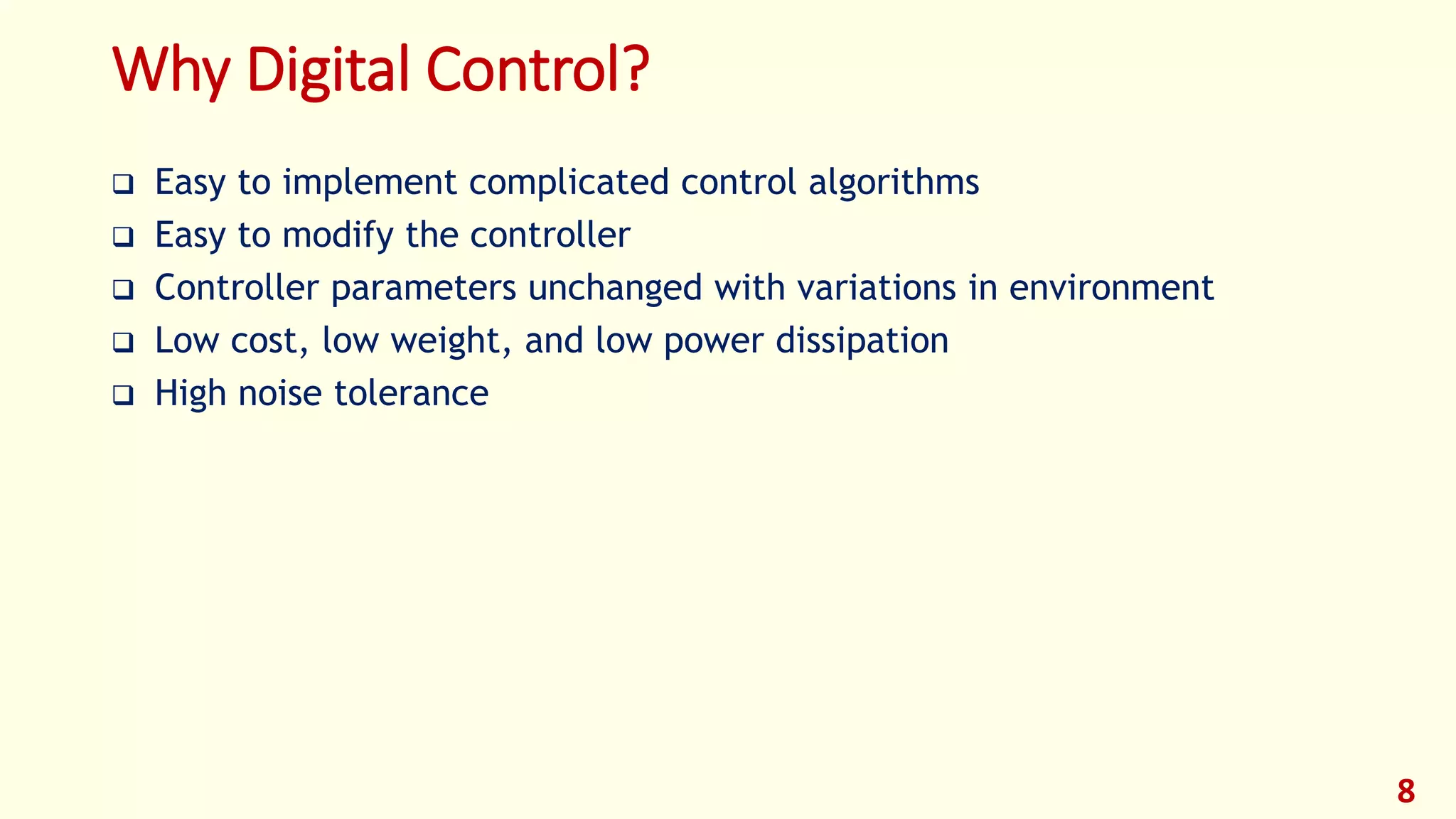 Dcs lec01 - introduction to discrete-time control systems | PDF