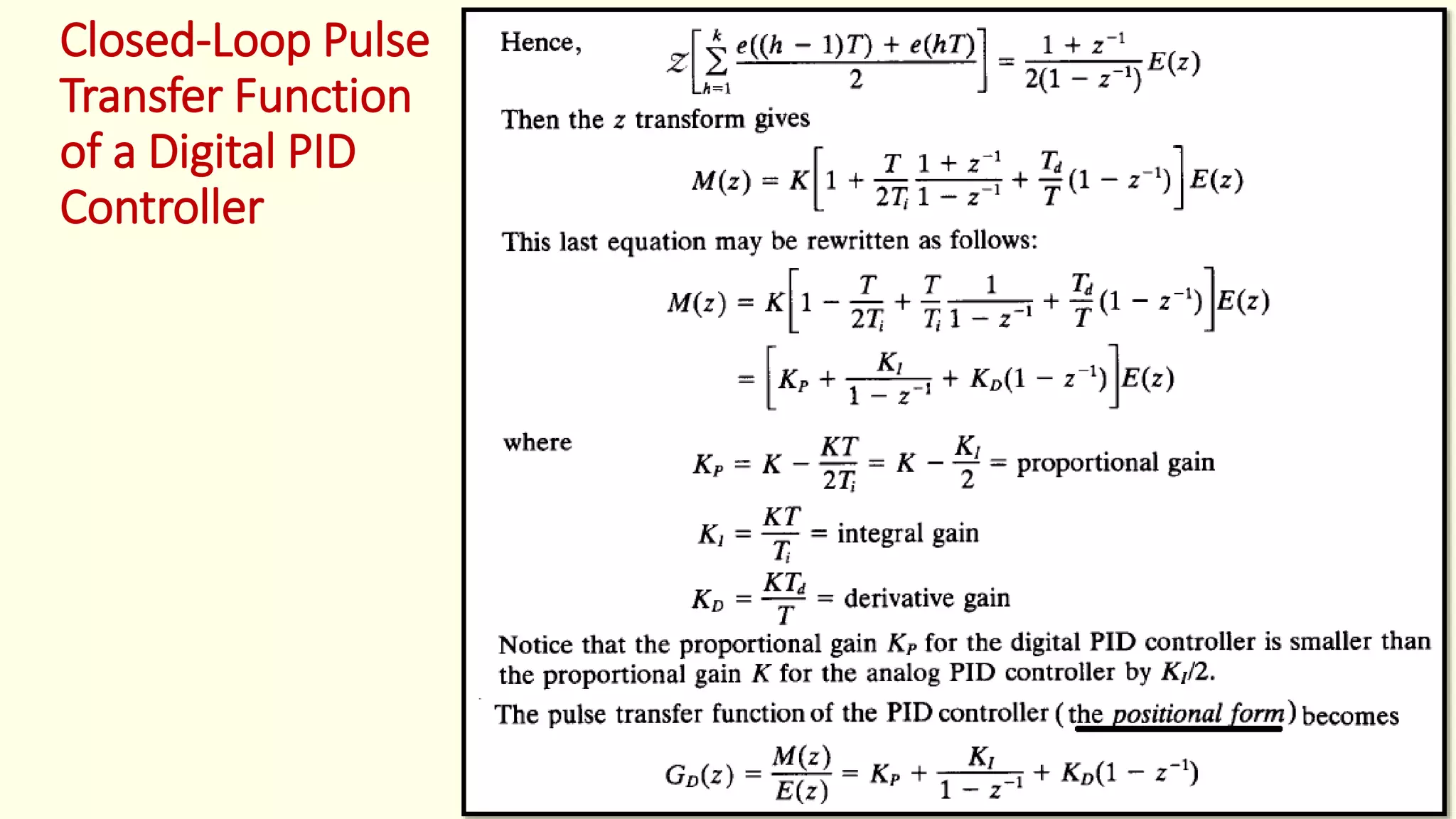 Dcs lec03 - z-analysis of discrete time control systems | PDF
