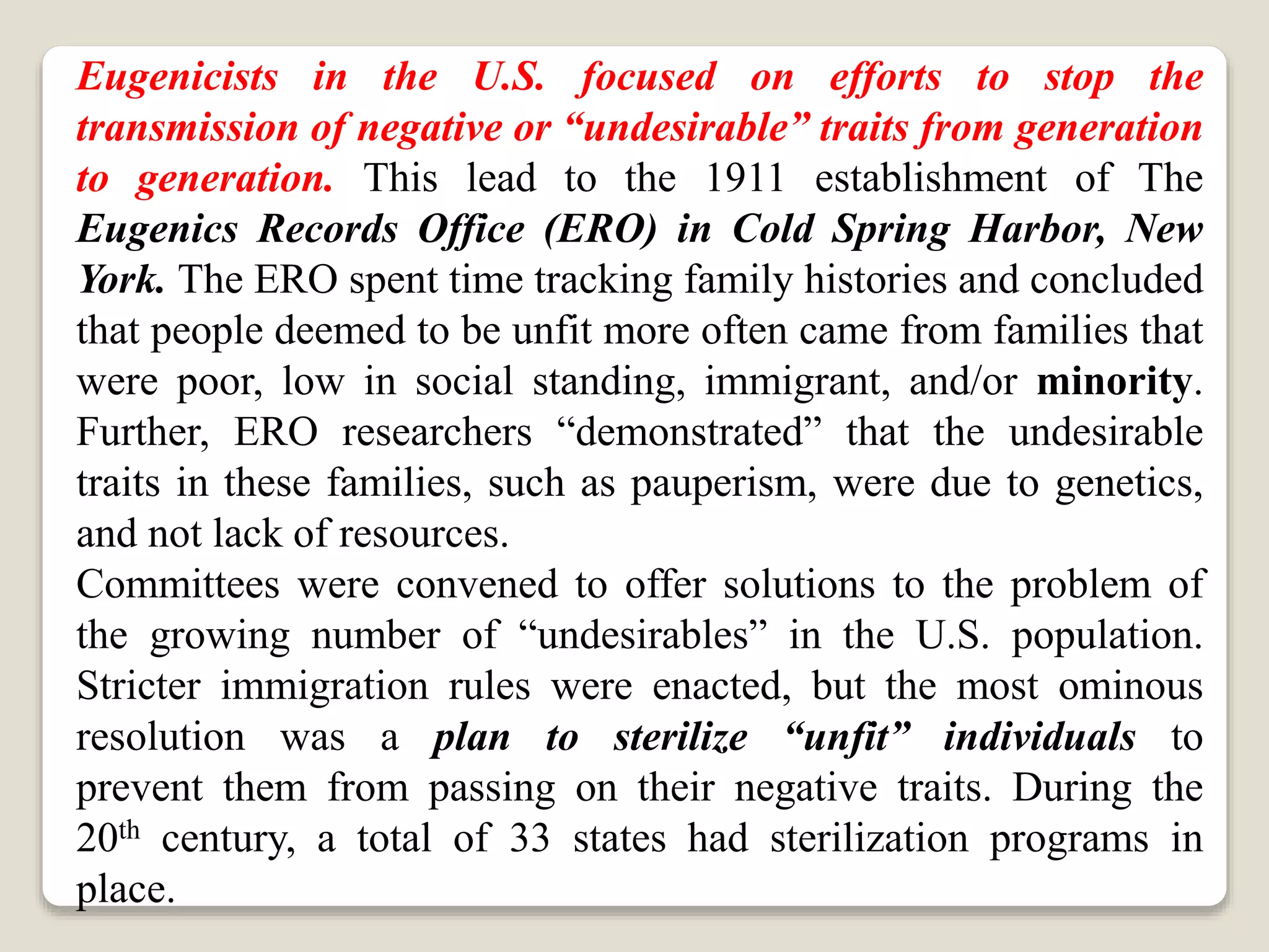 Eugenics, Euthenics & Euphenics | PPT