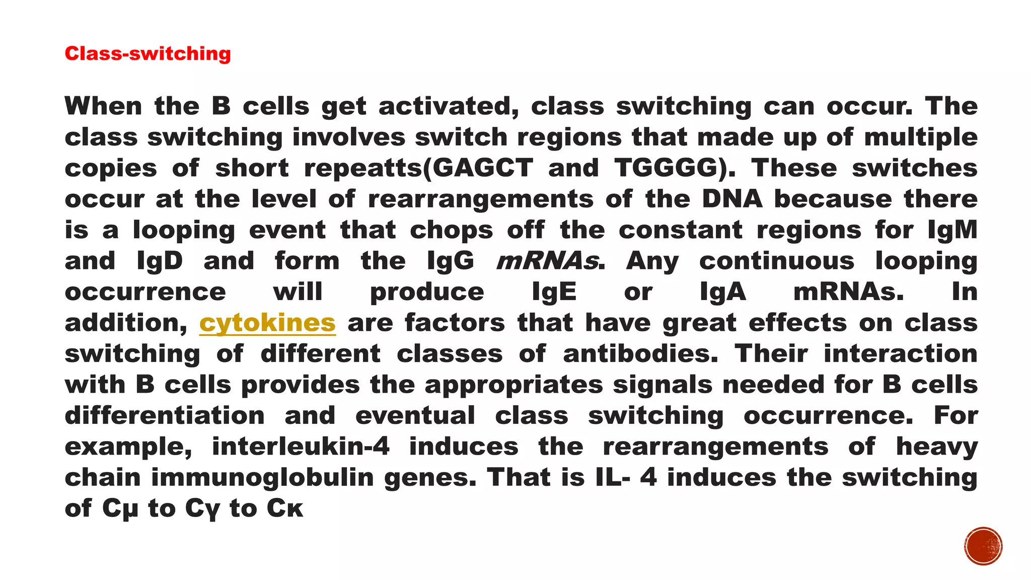 Organization and expression of immunoglobulin genes | PPT