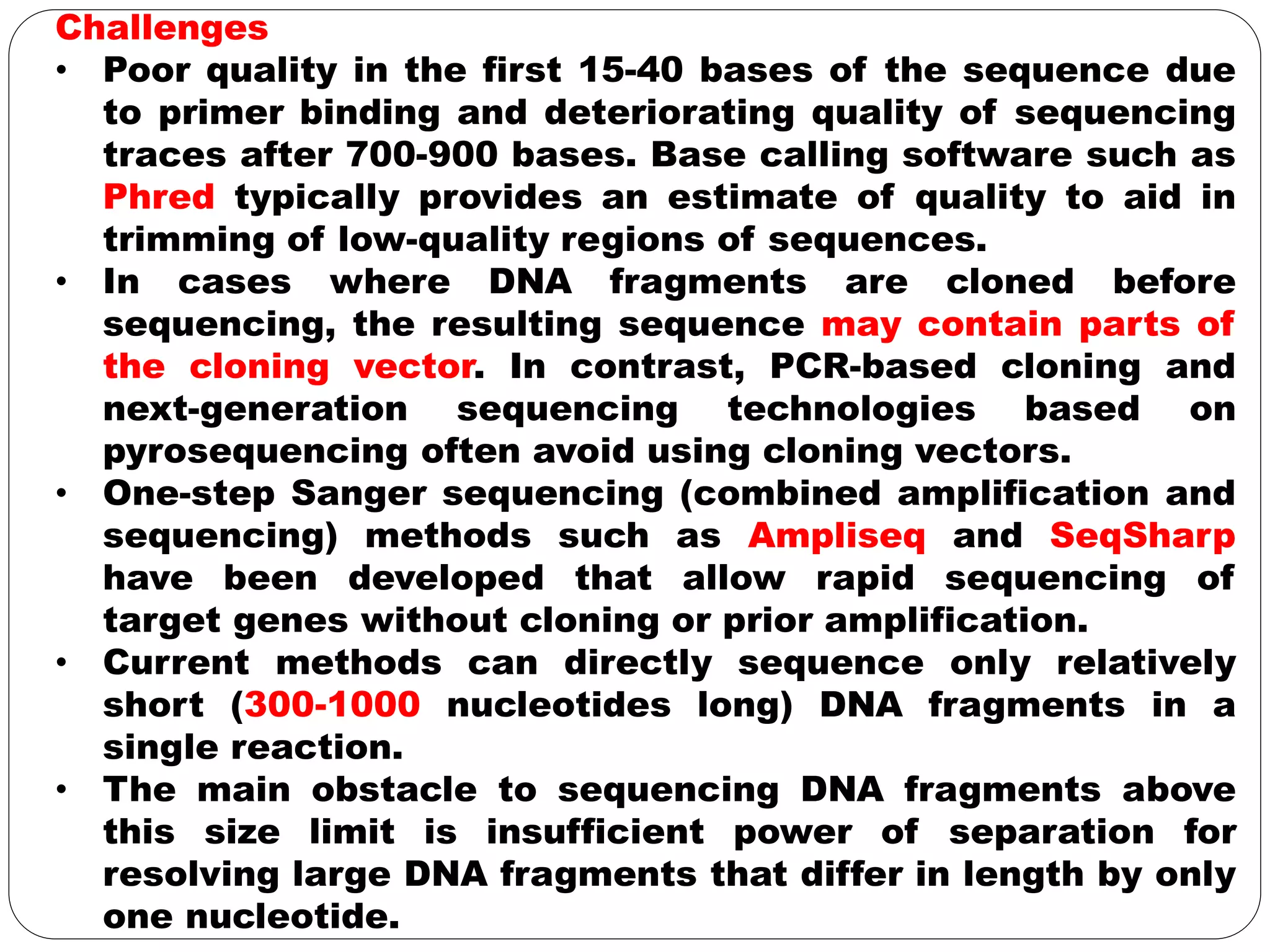 Sanger sequencing method of DNA | PPT