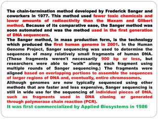 Sanger sequencing method of DNA | PPT