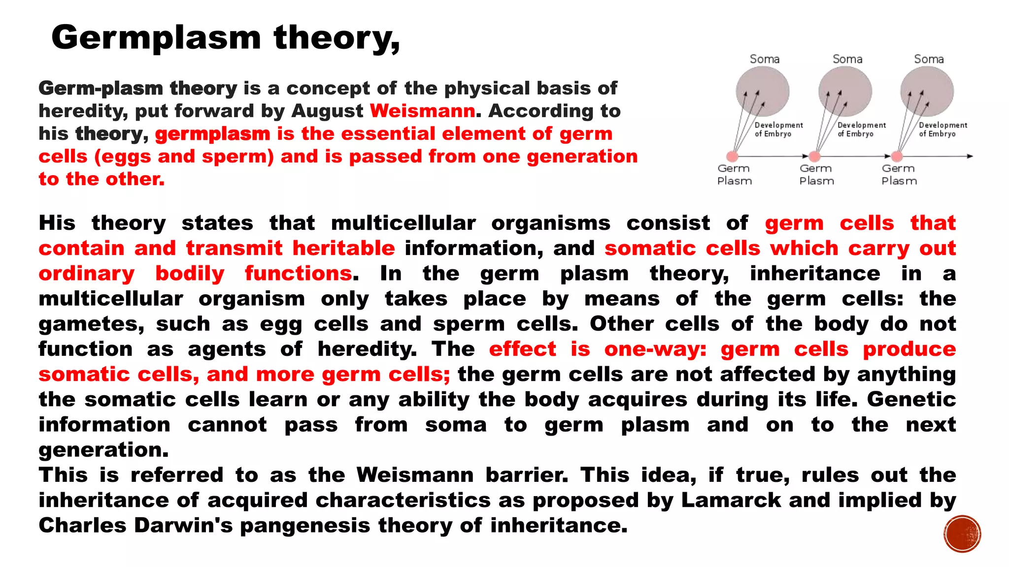 Theories of embryonic development | PPT
