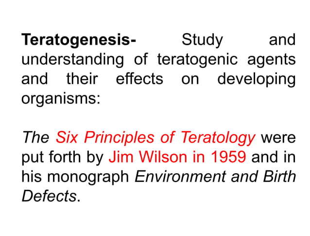 Teratology | PDF | Birth | Personal Celebrations & Life Events