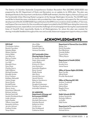 DC SCORP 2020 Draft Executive Summary | PDF