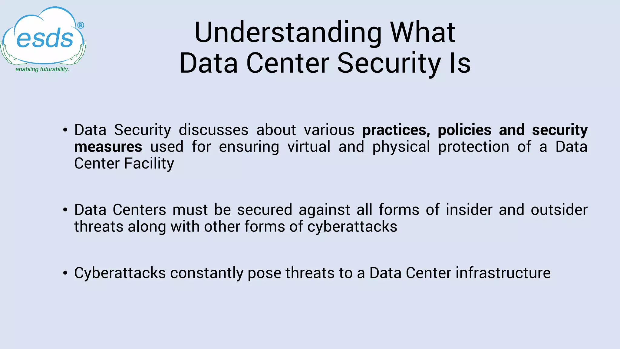 Understanding WhatData Center Security Is | PDF