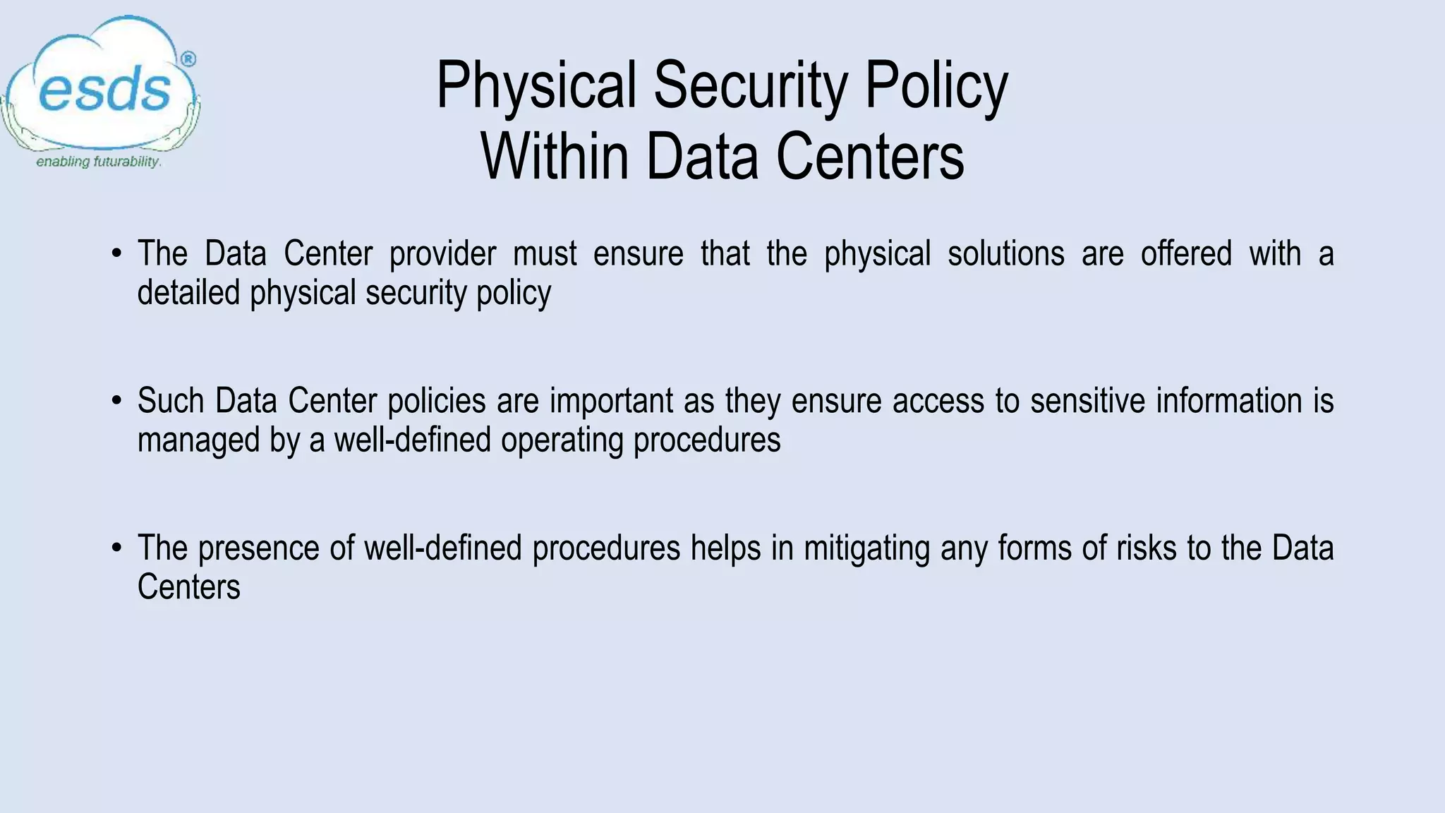 Advanced Data Center Security | PPTX