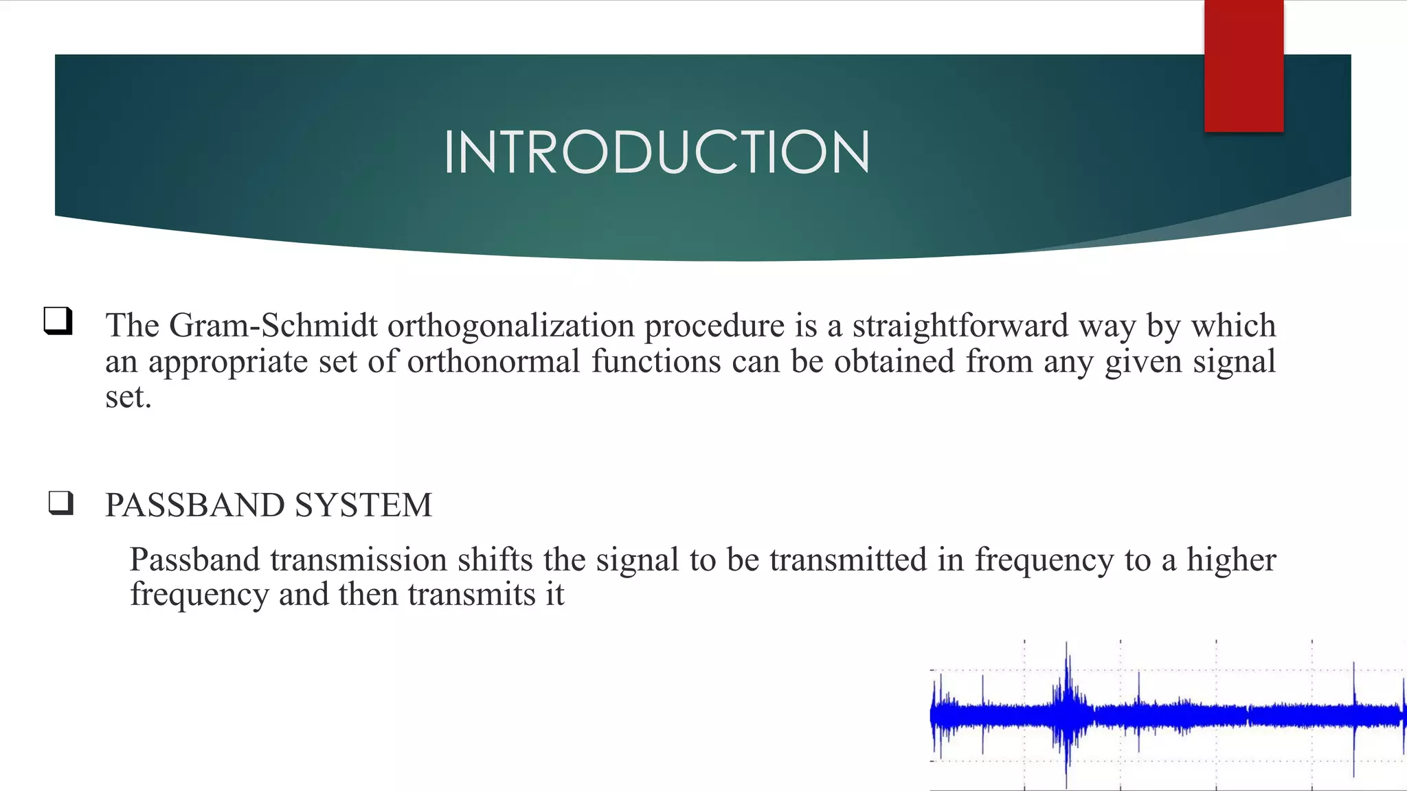 Gram-Schmidt procedure and constellations | PDF