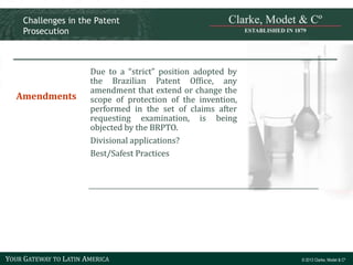Patent Prosecution Strategy in Brazil - Daniela Fasoli - Senior Patent ...