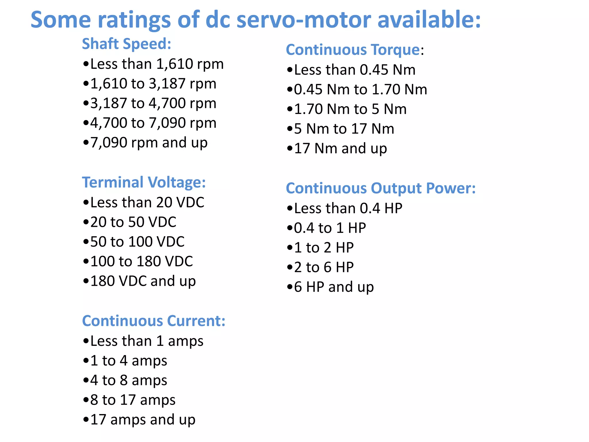 Dc servo motor | PPTX