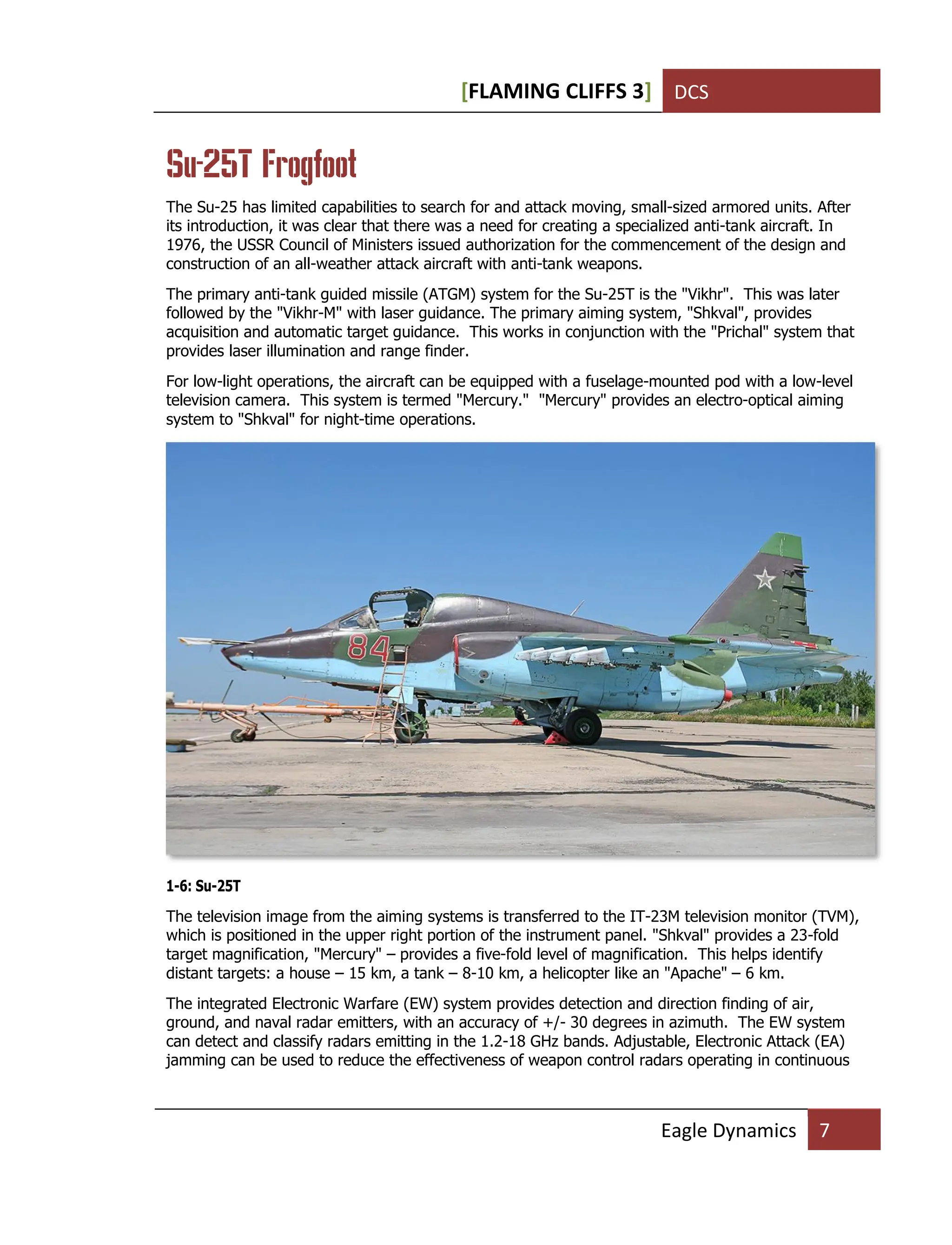 DCS FC3 Flight Manual EN.pdf | Arms & Ammunition | Sensitive Topics