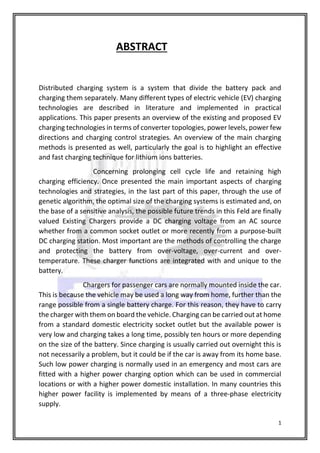DISTRUBUTED CHARGING SYSTEM | PDF