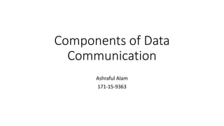 Basic of Data Communication | PPT