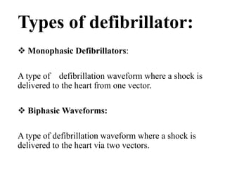 Defibrillator on job training dc shock ppt.pdf