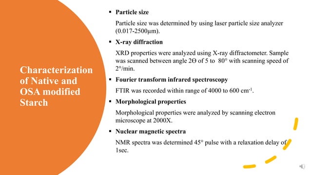 Stabilization of Pickering emulsion using Octenyl succinic anhydride ...