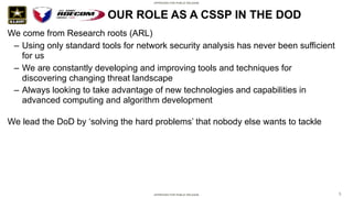Countering Threats with the Elastic Stack at CERDEC/ARL | PPT
