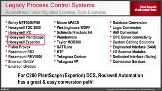 DCS Migrations - Honeywell C200 Conversion Customer Presentation.PPTX