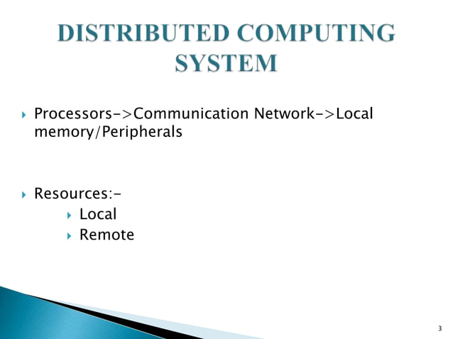 distributed Computing system model | PPTX | Computing | Technology & Computing