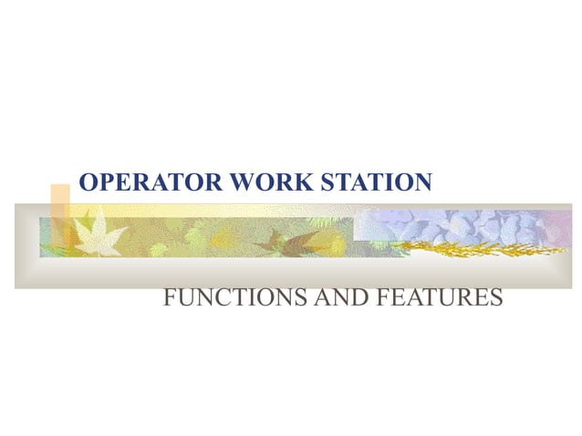 Dcs operator training | PPT