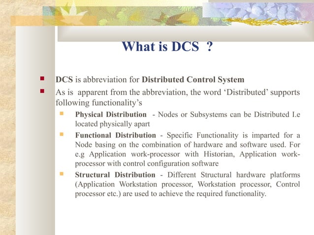 Dcs operator training | PPT