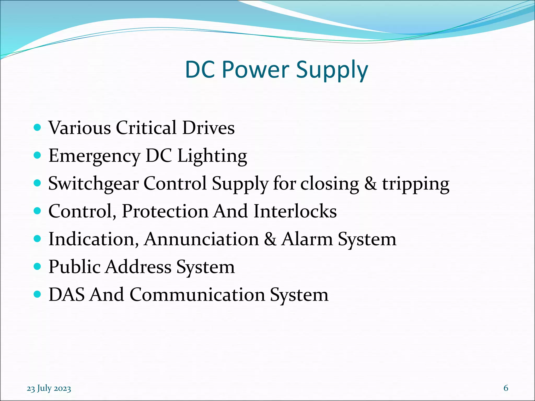 DC SUPPLY SYSTEM.ppt