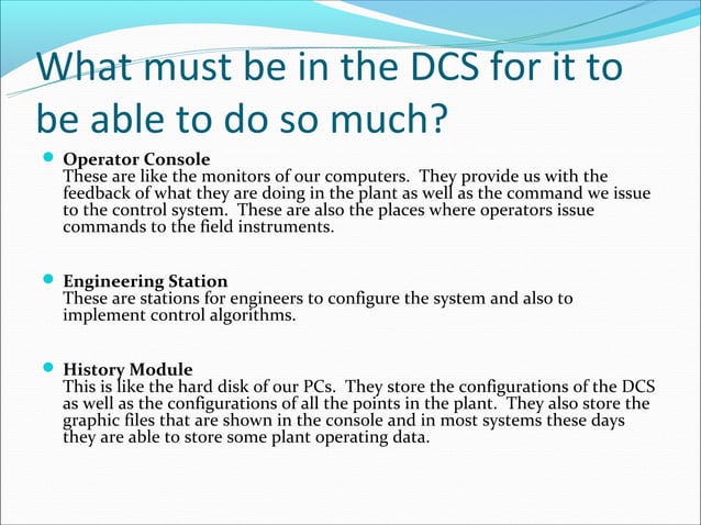 Dcs vs scada | PPT | Operating Systems | Computer Software and Applications
