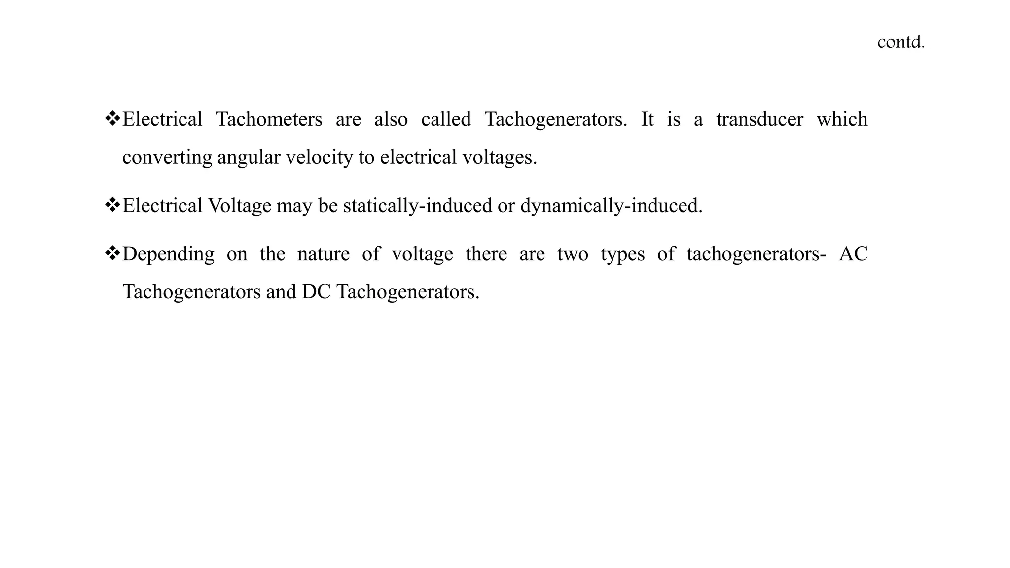 Dc tachometer | PPTX