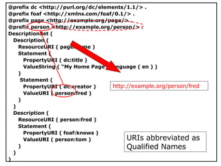 DC-Text: a simple text-based format for DC metadata | PPT