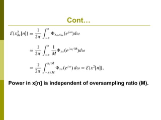Dct,gibbs phen,oversampled adc,polyphase decomposition | PPT