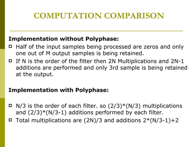 Dct,gibbs phen,oversampled adc,polyphase decomposition | PPT