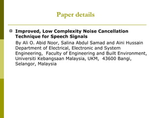 Dct,gibbs phen,oversampled adc,polyphase decomposition | PPT