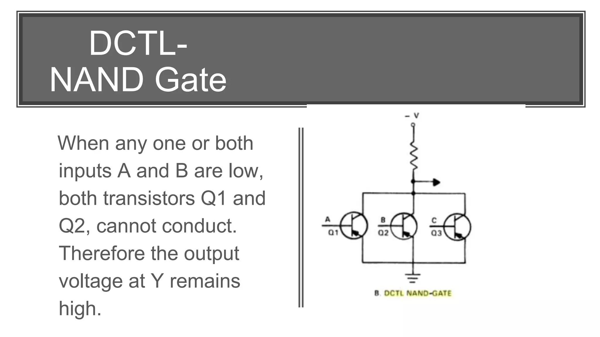 direct coupled transistor logic | PPTX