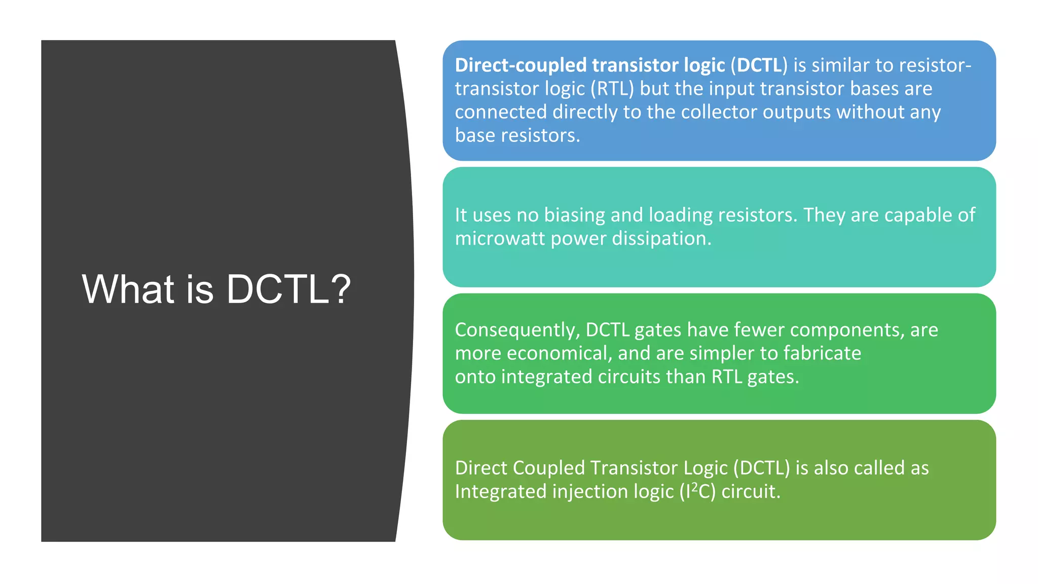 direct coupled transistor logic | PPTX