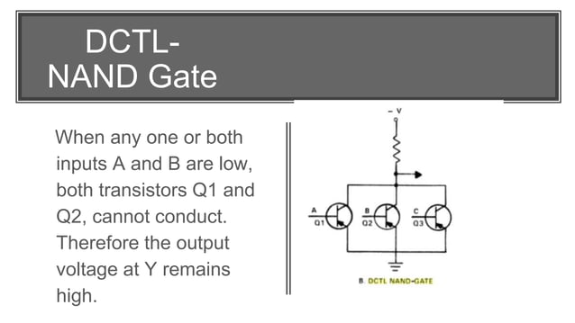direct coupled transistor logic | PPTX | Computer Peripherals | Computing