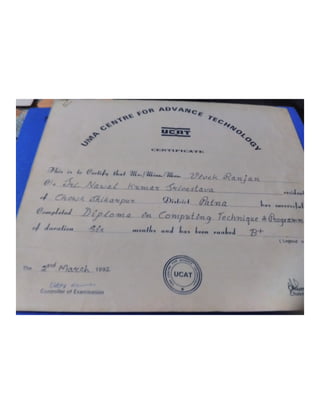 Dctp certificate | PDF