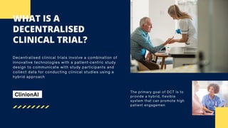 Future of decentralized clincial trials ppt | PDF