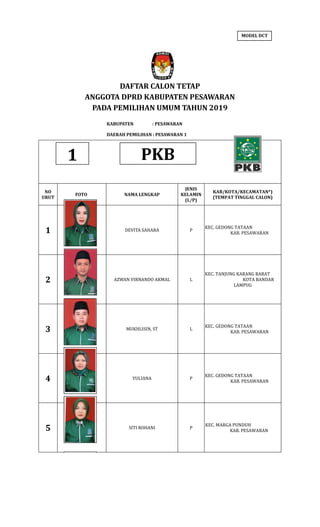 DCT PILEG PKB | PDF