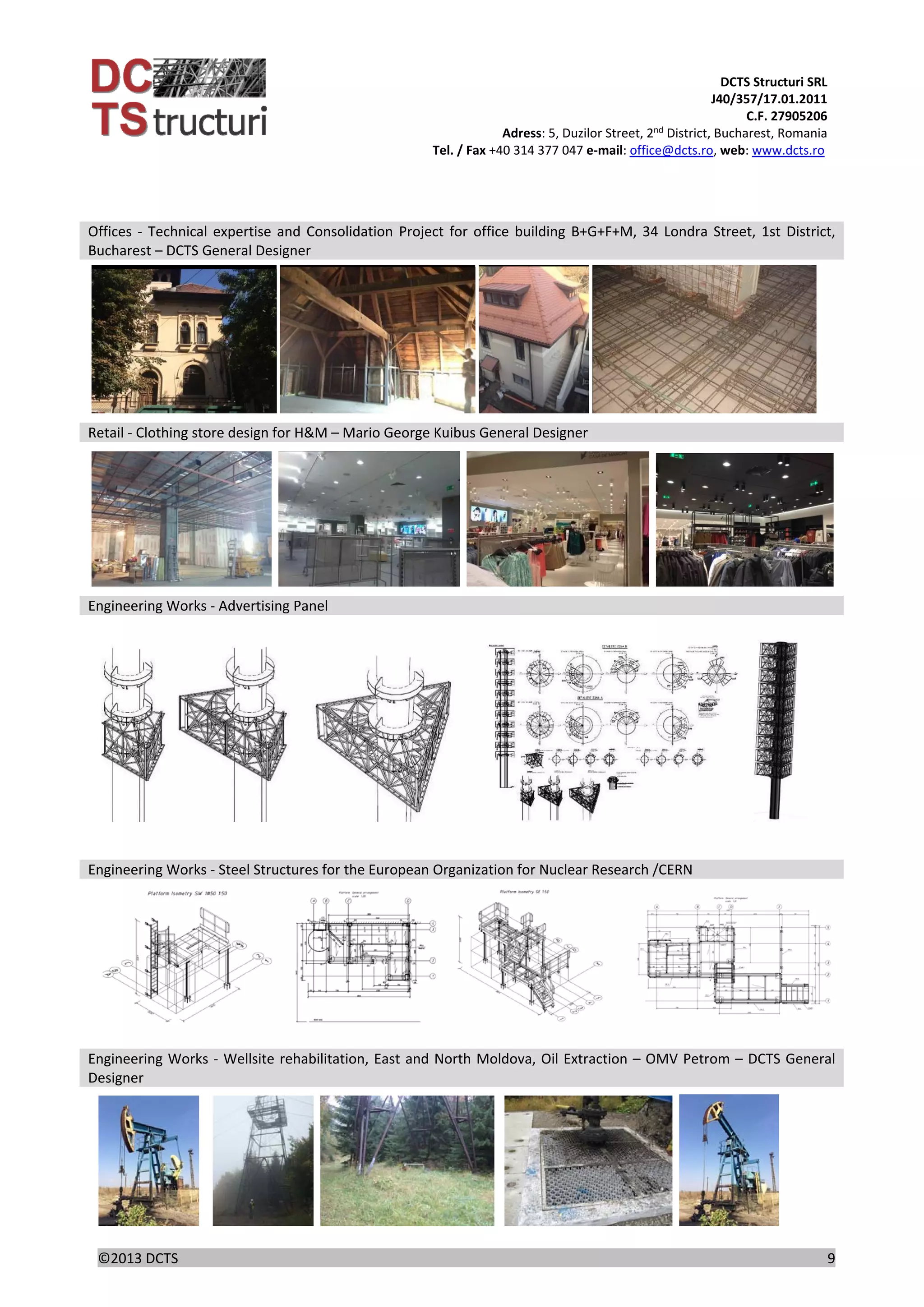 DCTS - Selection of projects | PDF | Civil Engineering Industry ...