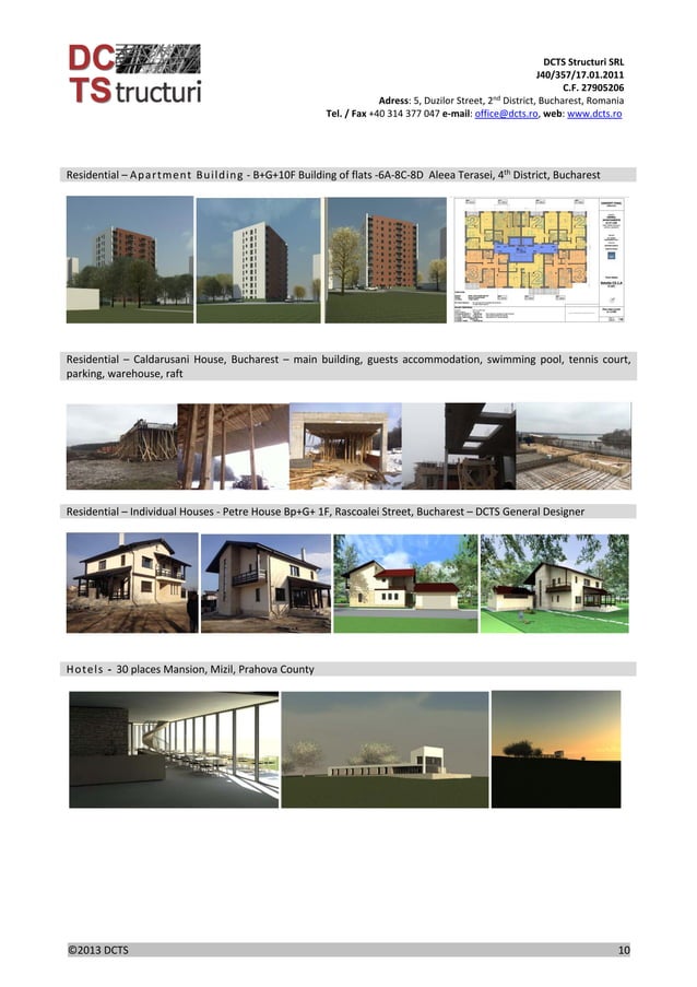 DCTS - Selection of projects | PDF | Civil Engineering Industry ...