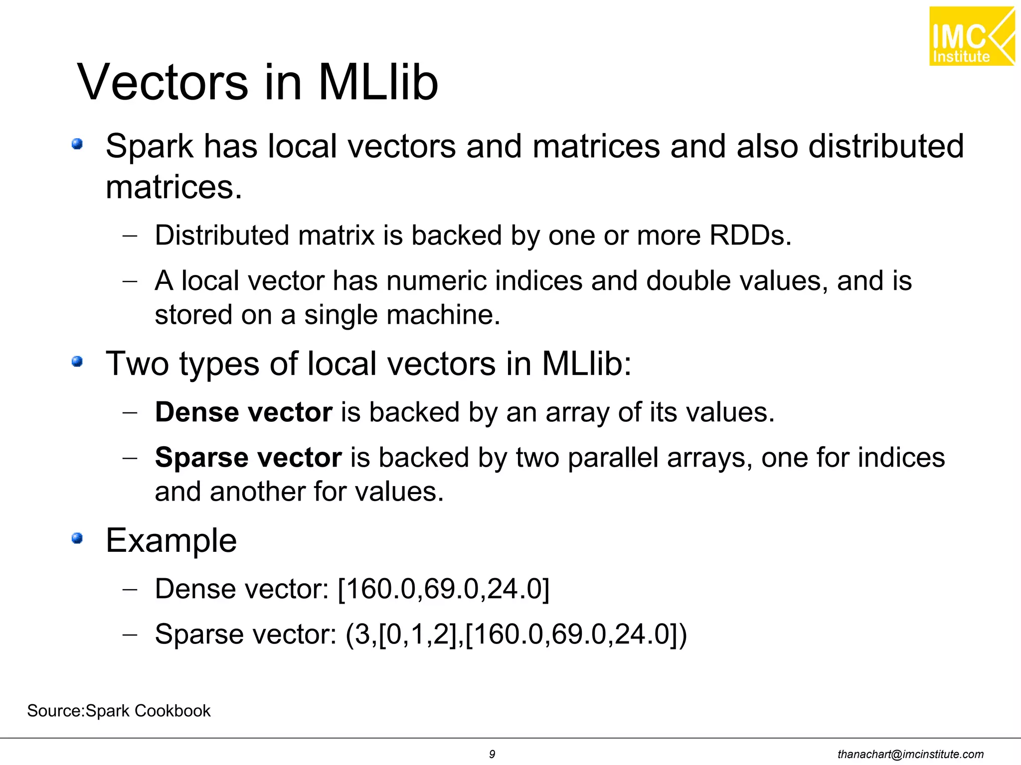 Machine Learning using Apache Spark MLlib | PDF