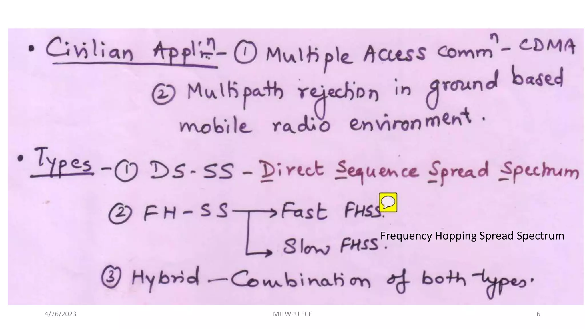 Dc Unit 2Spread Spectrum Modulation.pptx